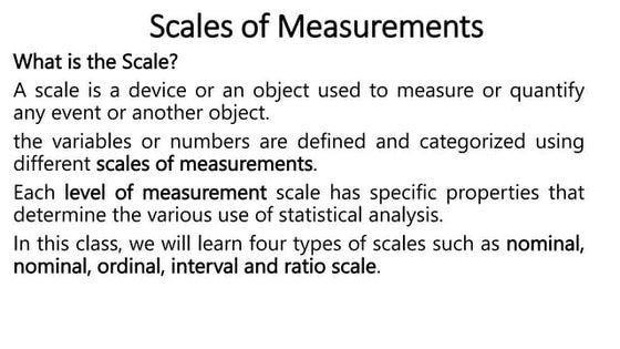 SCALE , CLASSIFICATION OF SCALE AND IMPORTANCE OF SCALING TECHNIQUES.pptx