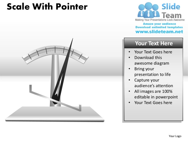 Scale with pointer powerpoint presentation slides ppt templates Scale with pointer powerpoint presentation slides ppt templates