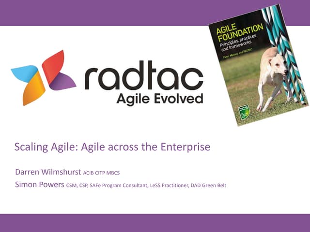 Scaling agile. Agile across the enterprise | PPT Scaling agile. Agile across the enterprise | PPT
