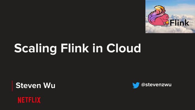 Flink Forward San Francisco 2018 Steven Wu Scaling Flink In Cloud