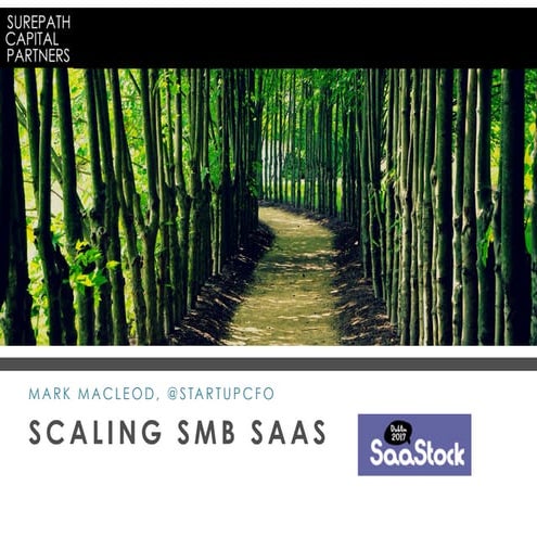 Scaling SMB SaaS: Saastock 2017 | PDF