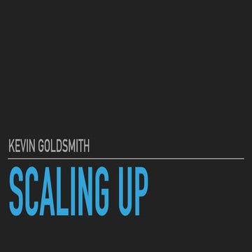 Scaling Up | PDF