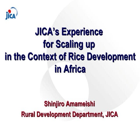 Scaling up JICA | PPT
