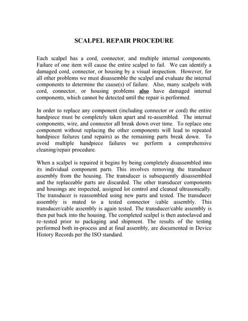 Phaco handpiece procedure | DOC