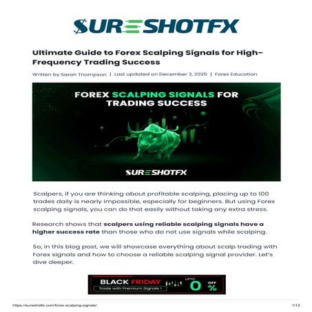 Ultimate Guide to Forex Scalping Signals PDF | PDF