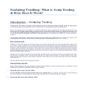 Scalping Trading | PDF