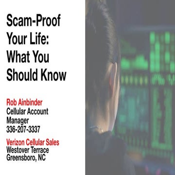 Scam Proof Your Life What Every Adult Should Know | PDF