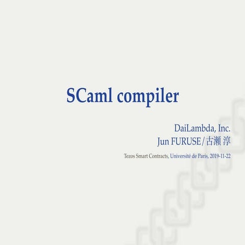 SCaml compiler | PPT