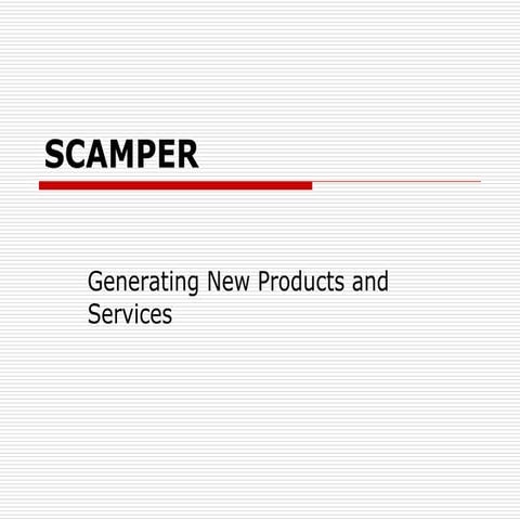 Scamper | PPT
