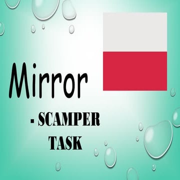 Scamper presentation mirror pl | PPT