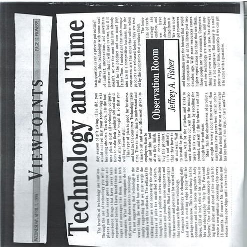 Technology and Time | PDF | Technology & Computing