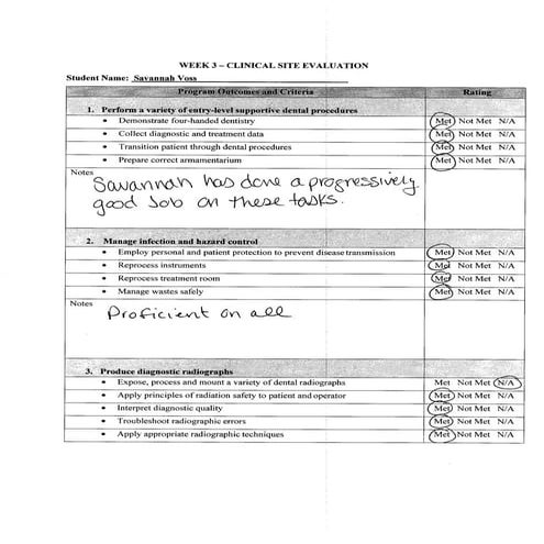 Internship Evaluation Pdf
