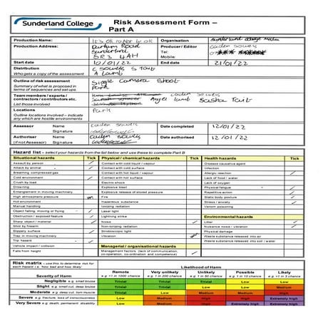 Risk assessment Park | PDF