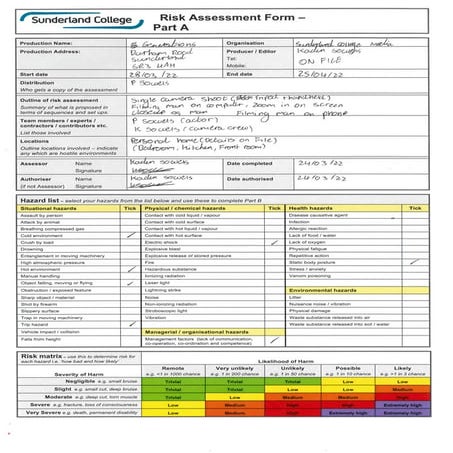 Risk Assessment House | PDF