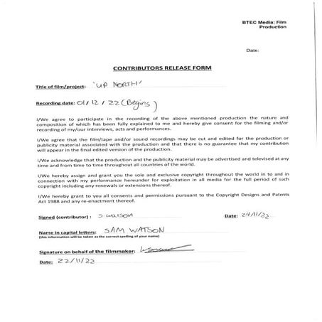 Contributor Release 2 Pdf