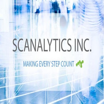 Scanalytics - Making Every Step Count | PDF