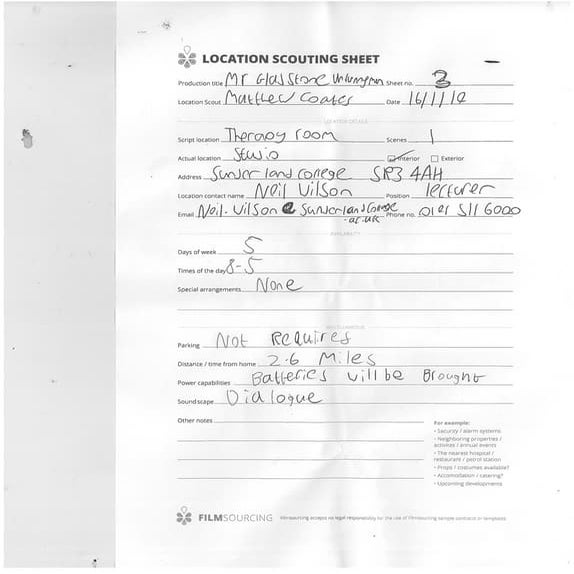 Location Scouting | PDF