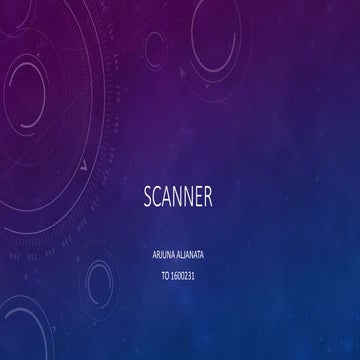 Scanner | PPTX