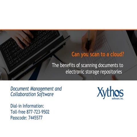 Scanning To Cloud Presentation | PPT