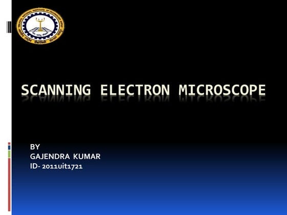 Electron microscopy | PPT