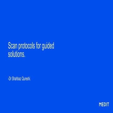 scanning protocols for guided solutions. | PPTX