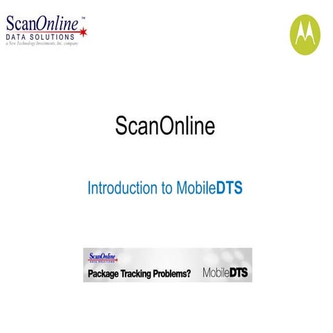 Scan Online Mobile Dts | PPT