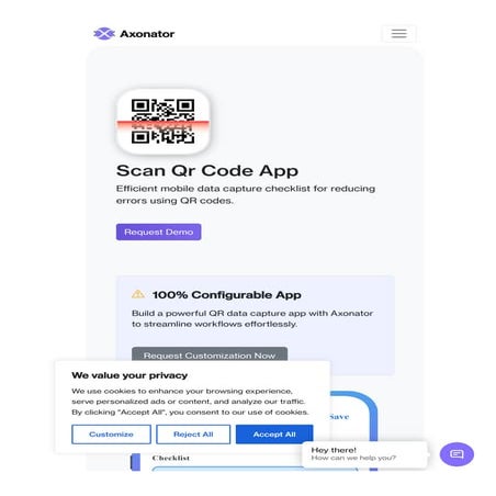 Efficient mobile data capture checklist for reducing errors using QR ...