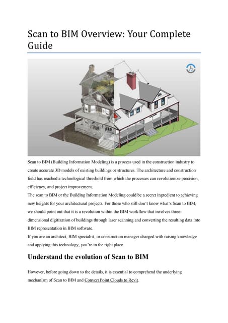 Benefits of Scan to BIM Services in 2024 | PDF