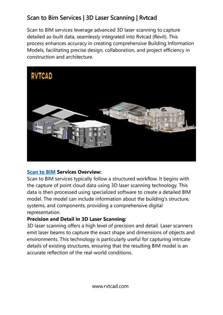 Revolutionizing Construction: BIM and 3D Laser Scanning | PPT