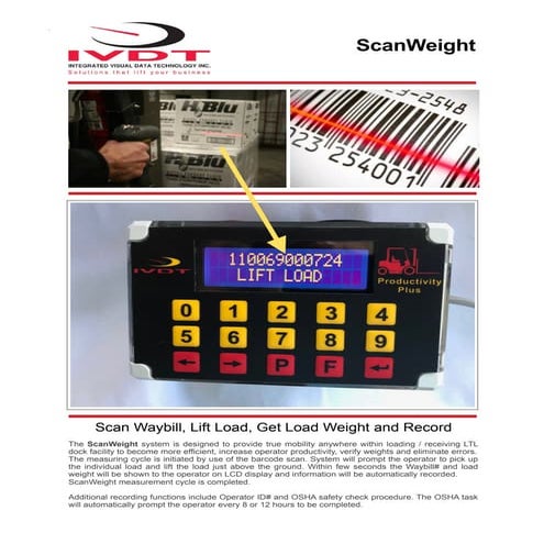 ScanWeight, forklift onboard weighing | PDF