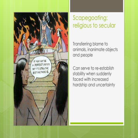 Scapegoating in a Time of Crisis | PPT
