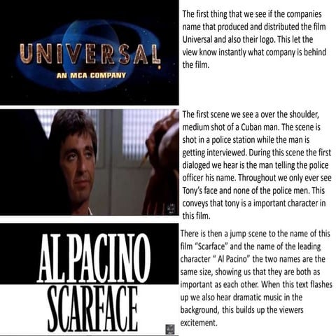 Scarface analysis | PPTX | Women\'s Clothing | Women\'s Fashion