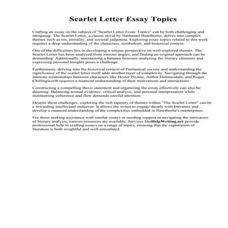 Scarlet Letter Essay Topics.pdf
