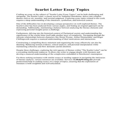 Scarlet Letter Essay Topics.pdf