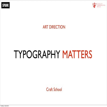 Sca typography matters_02 | PDF