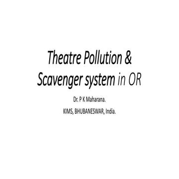 Scavenging of waste anaesthetic gases. | PPTX