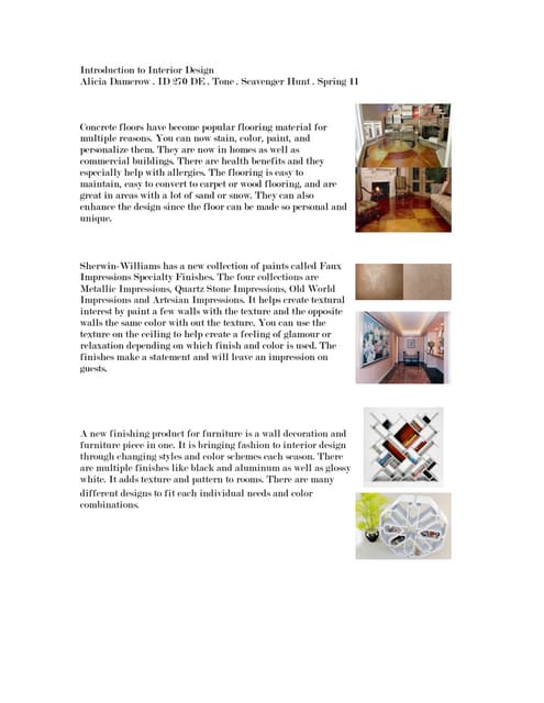 Interior design final project pdf | PDF | Interior Decorating | Home & Garden