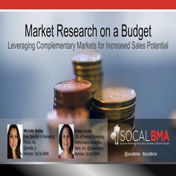 Market Research on a Budget: Leveraging Complementary Markets for ...