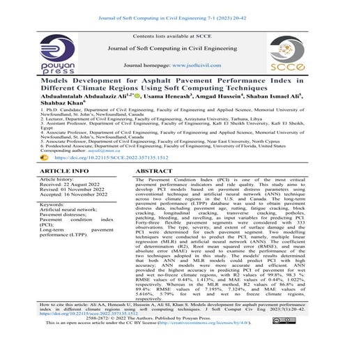 Models Development For Asphalt Pavement Performance Index In Different Climate Regions Using
