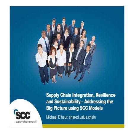 Supply Chain Integration, Resilience and Sustainability - Addressing ...