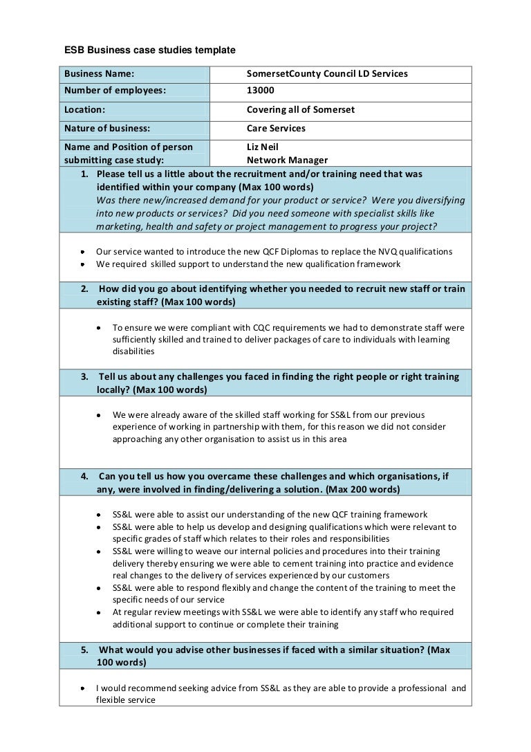 Scc learning disabilities case study