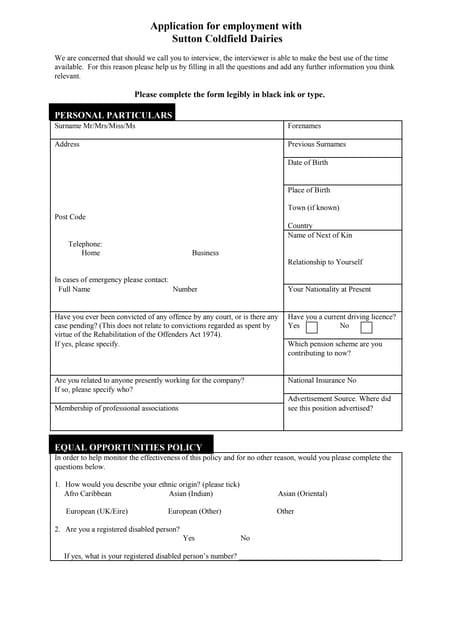 JTS Application Form | PDF