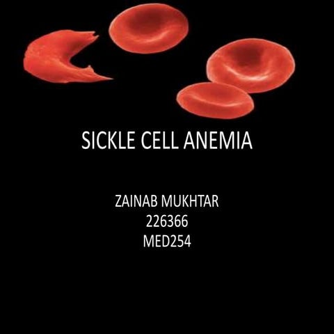 Sickle Cell Disease. | PPTX