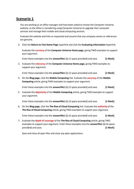 ICDL Module 1 - Concepts of ICT (Information and Communication ...