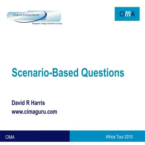 Scenario Based Questions | PPT