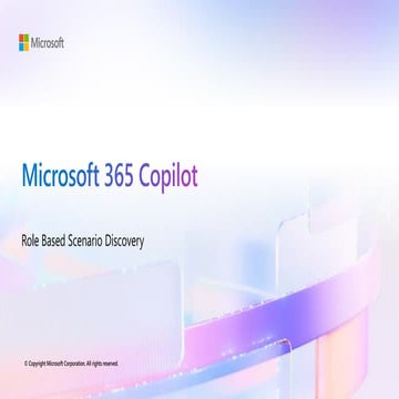 Scenario Discovery Deck-for Microsoft co pilot | PDF