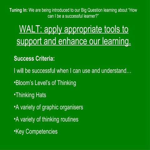 Thinking Tools | PPT