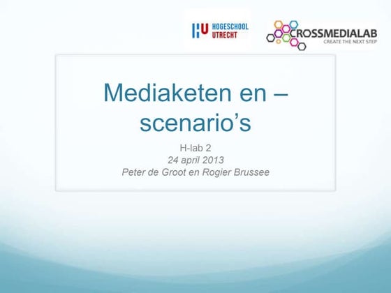 140312 Scenarioanalyse Patrick van der Duin | PPT