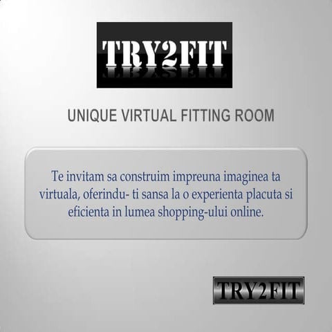 Scenariu try2 fit barbati | PPTX