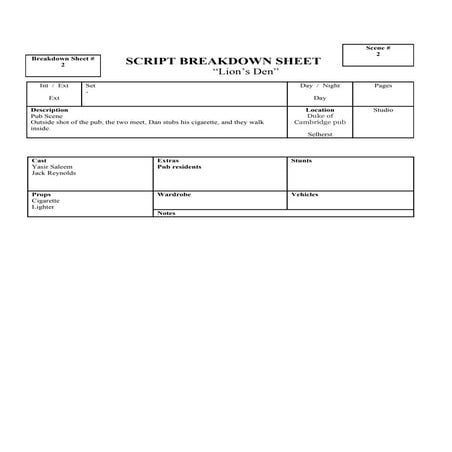Scene 2 Breakdown | DOC